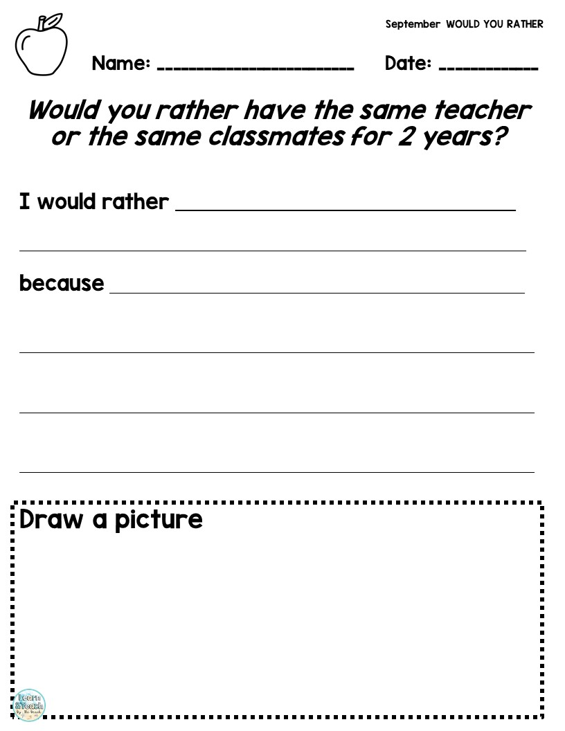 Back to School Activity - Learn and Teach by the Beach