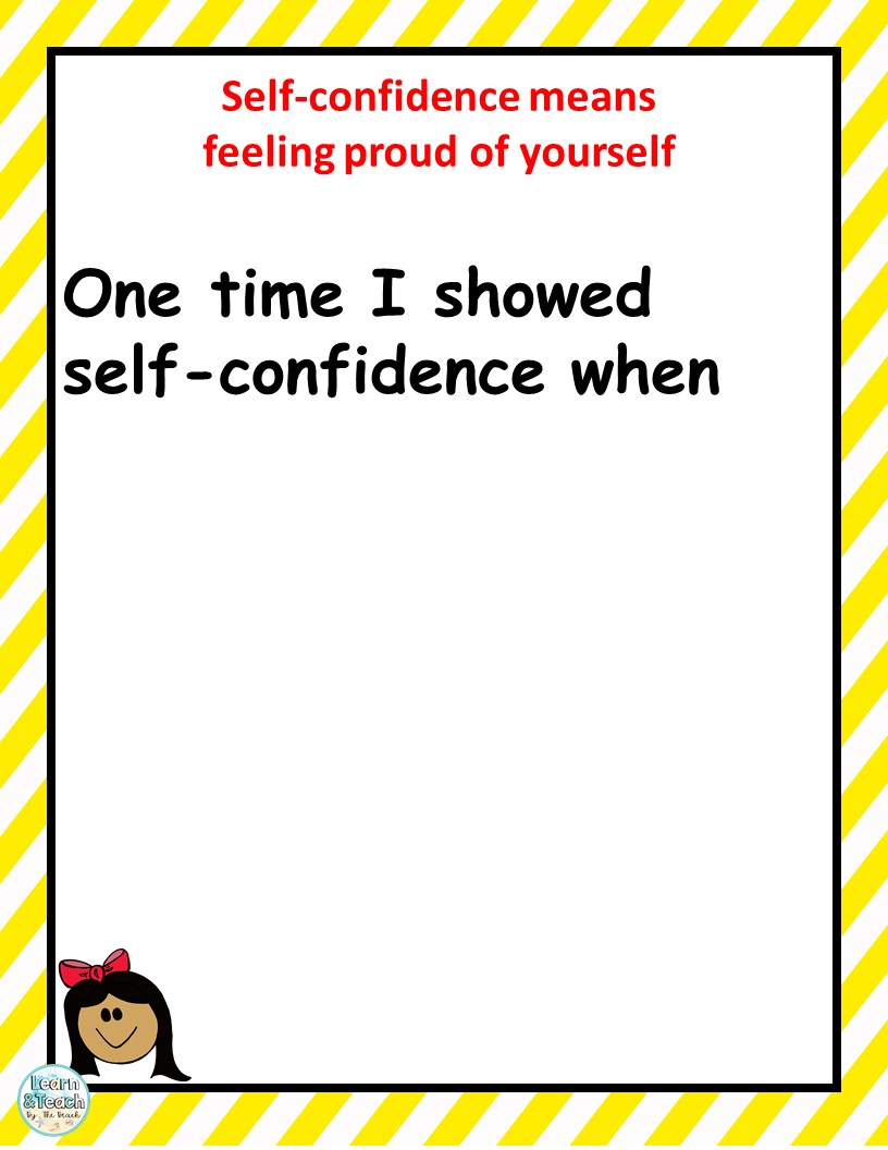 Social Emotional Learning Self-Confidence - Learn and Teach by the Beach