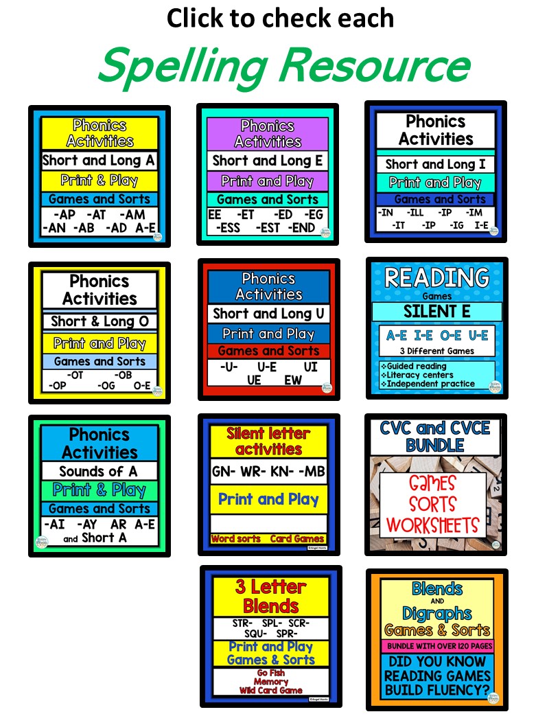 How to set up an Individualized Spelling Word Routine - Learn and Teach ...