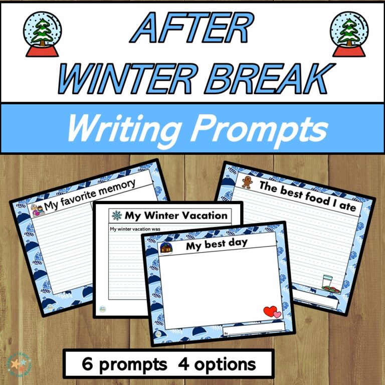 No-Prep Spring Break Writing Prompts - Learn and Teach by the Beach